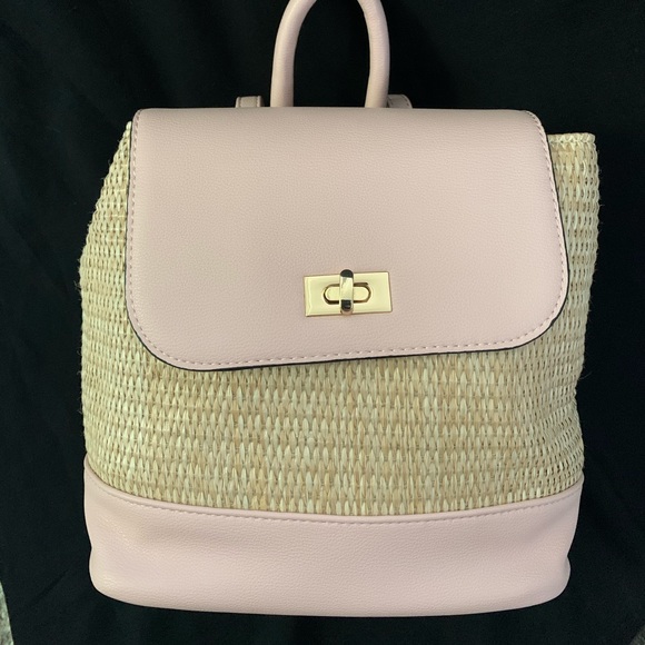 Izzy & Ali | Bags | Nwt Pink Vegan Leather Backpack | Poshmark
